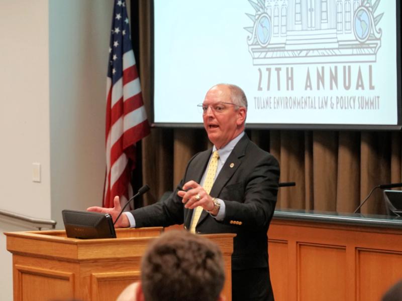 Gov. Edwards at Tulane Law: Louisiana must lead in energy transition ...